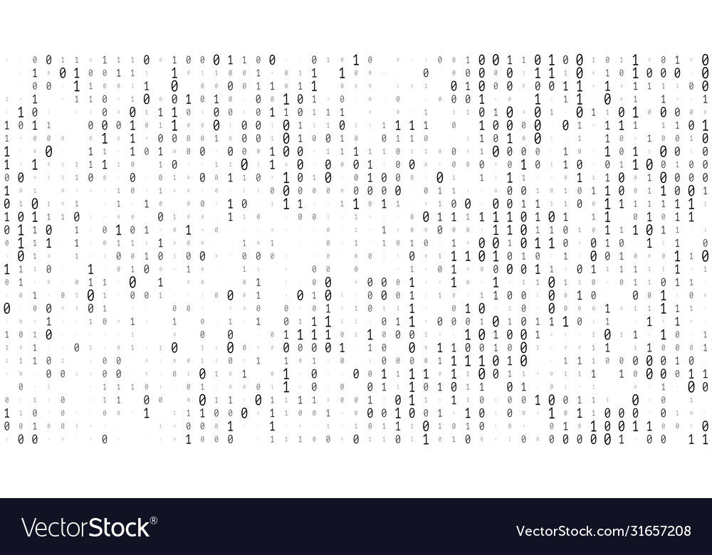 Binary numbers texture Royalty Free Vector Image