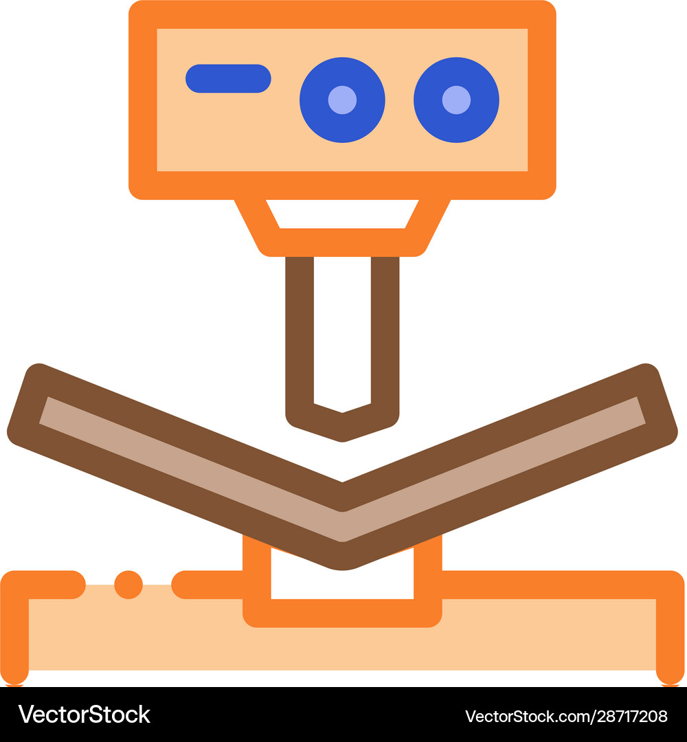 Breaking tool factory metallurgical icon Vector Image