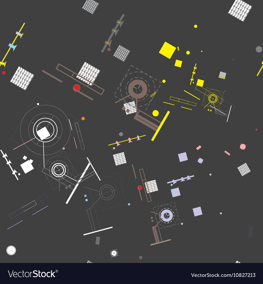 Architectura seamless pattern Royalty Free Vector Image