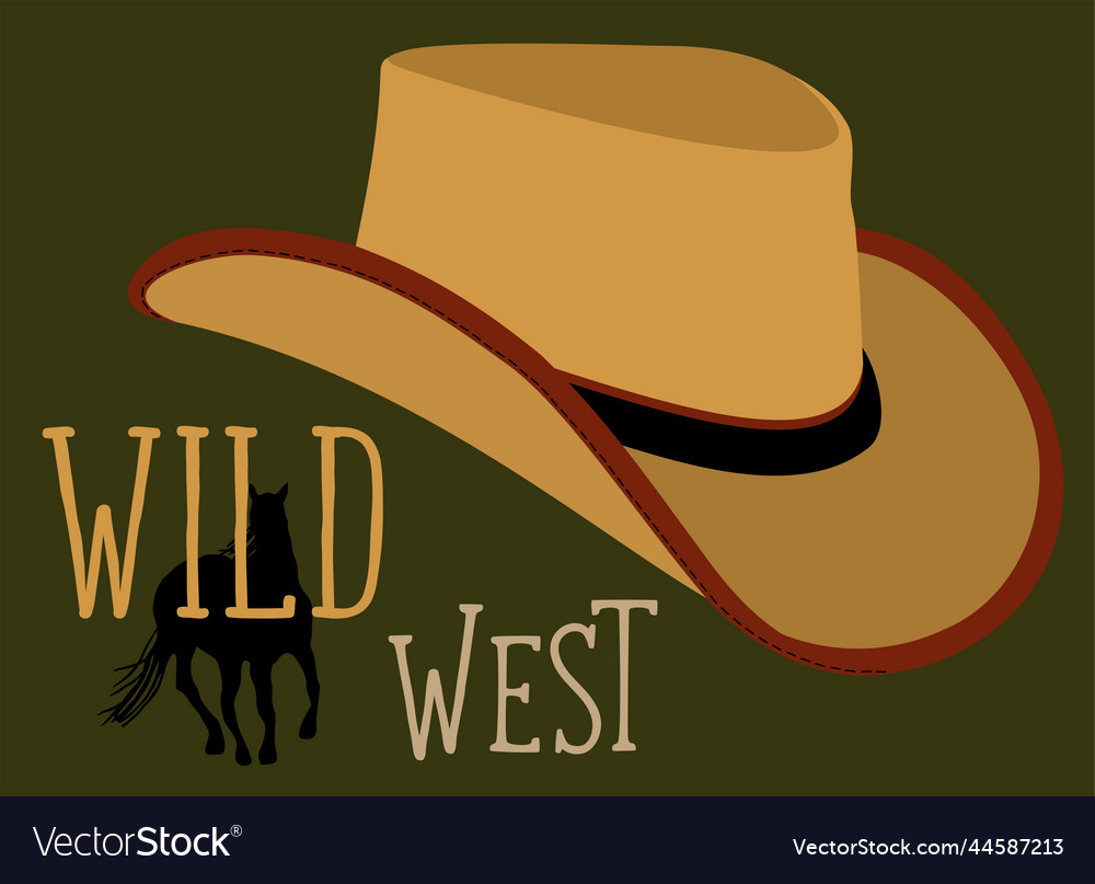 Cowboy hat Royalty Free Vector Image - VectorStock