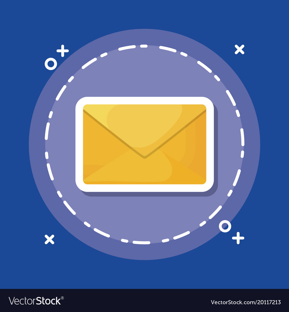 Envelope icon image Royalty Free Vector Image - VectorStock