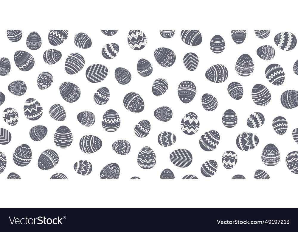 Seamless pattern easter eggs for textiles banners Vector Image