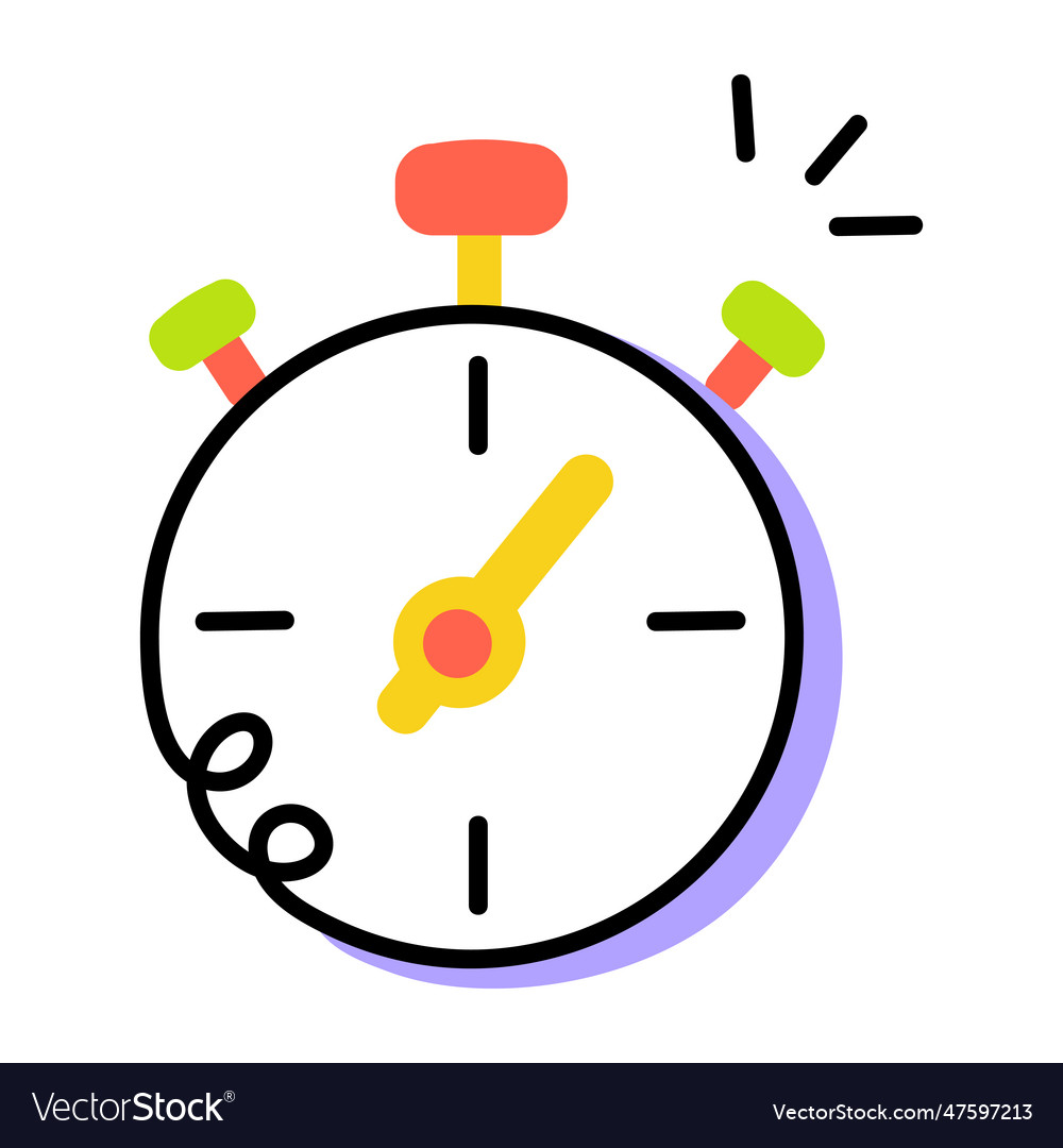 Stopwatch Royalty Free Vector Image - VectorStock