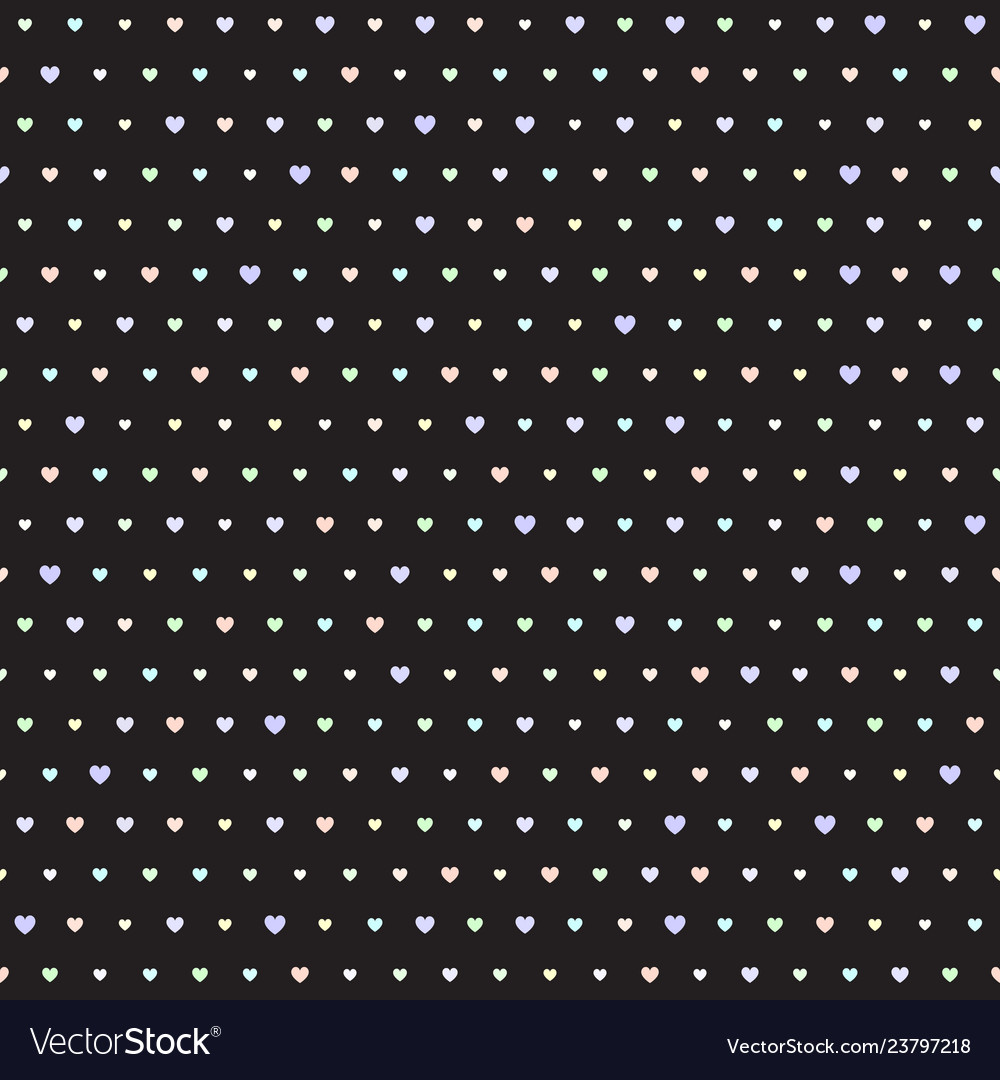 Heart pattern seamless Royalty Free Vector Image