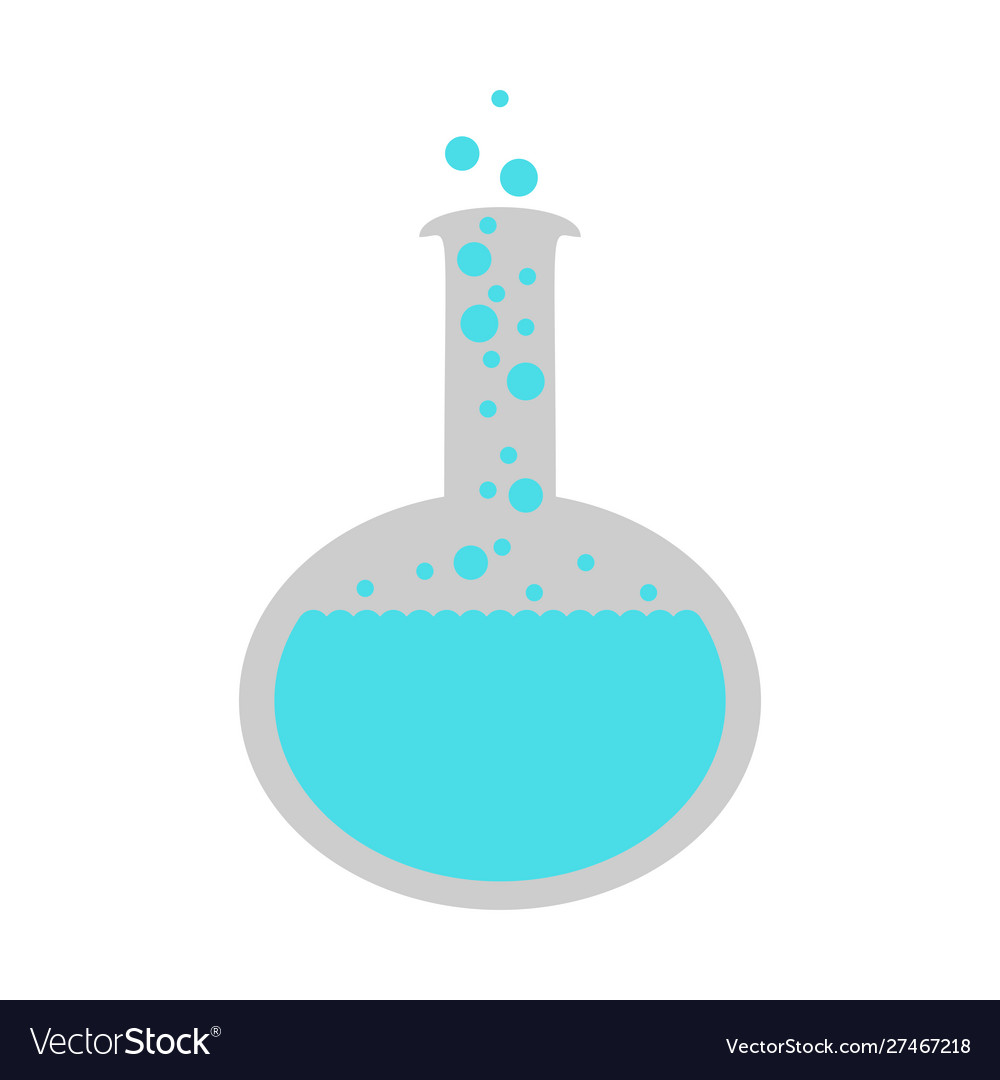 Science Lab Flask Chemical Laboratory Chemistry Vector Image