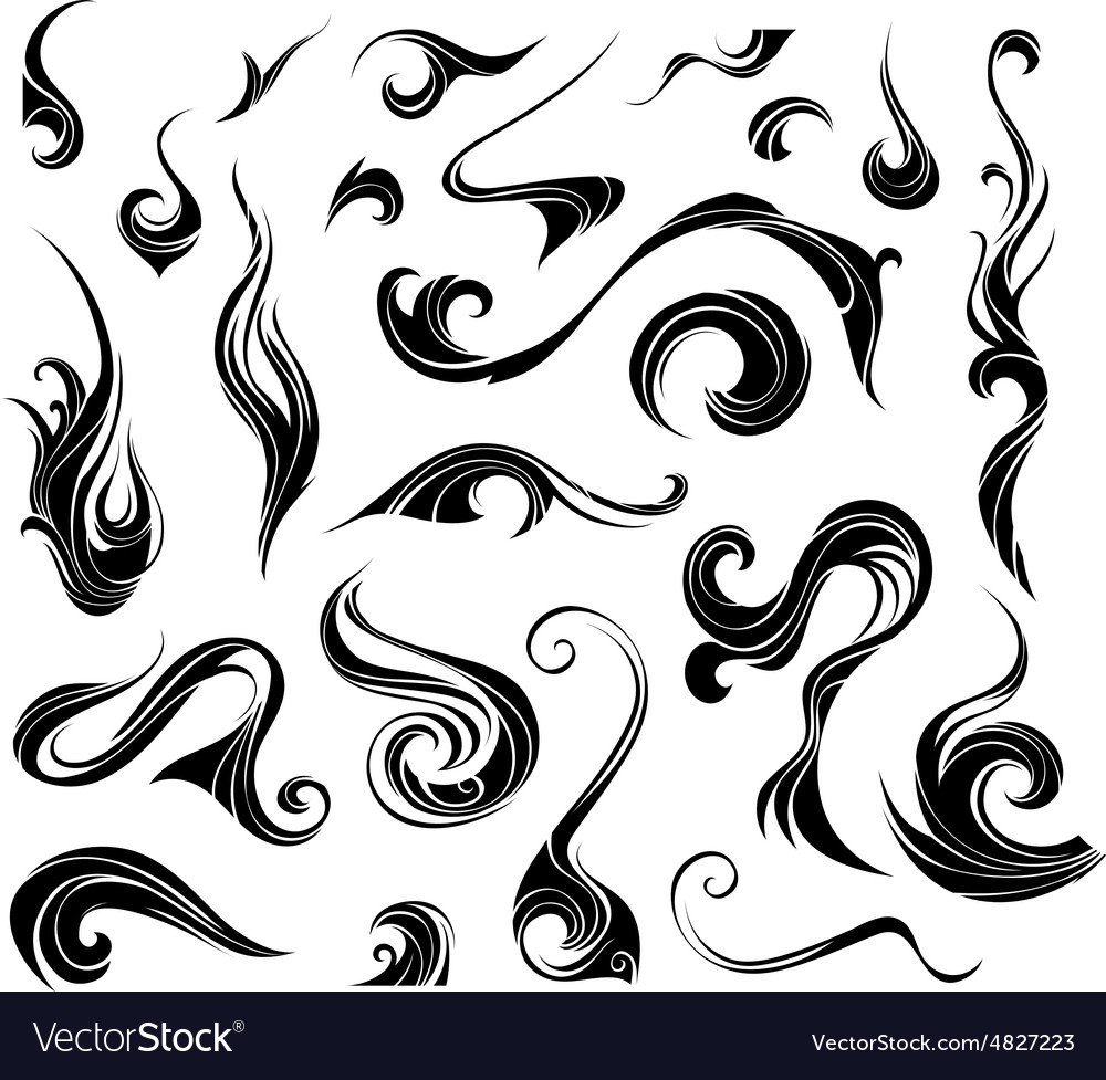 Abstract swirls Royalty Free Vector Image - VectorStock