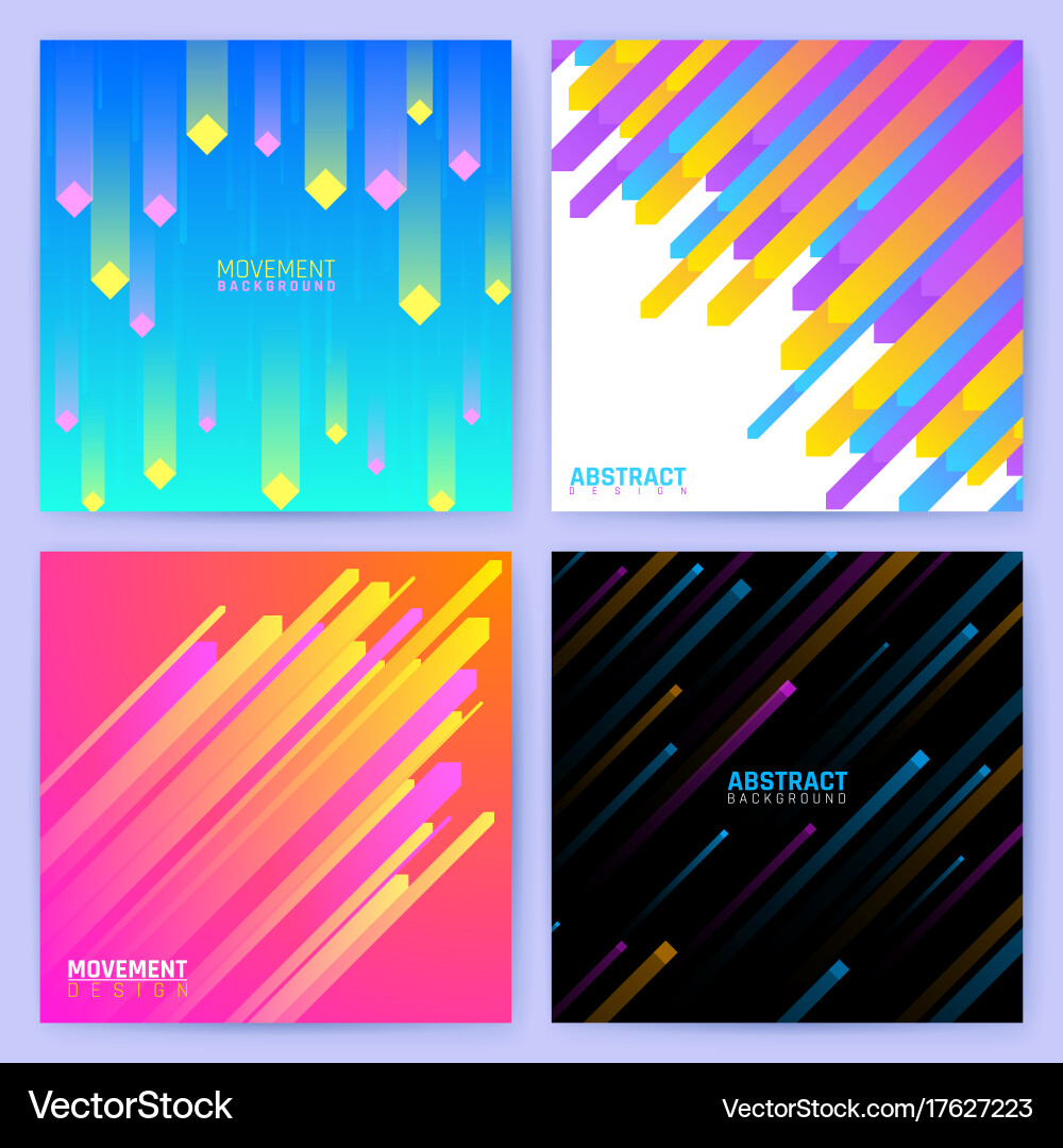 Minimal geometric backdrops trendy posters Vector Image