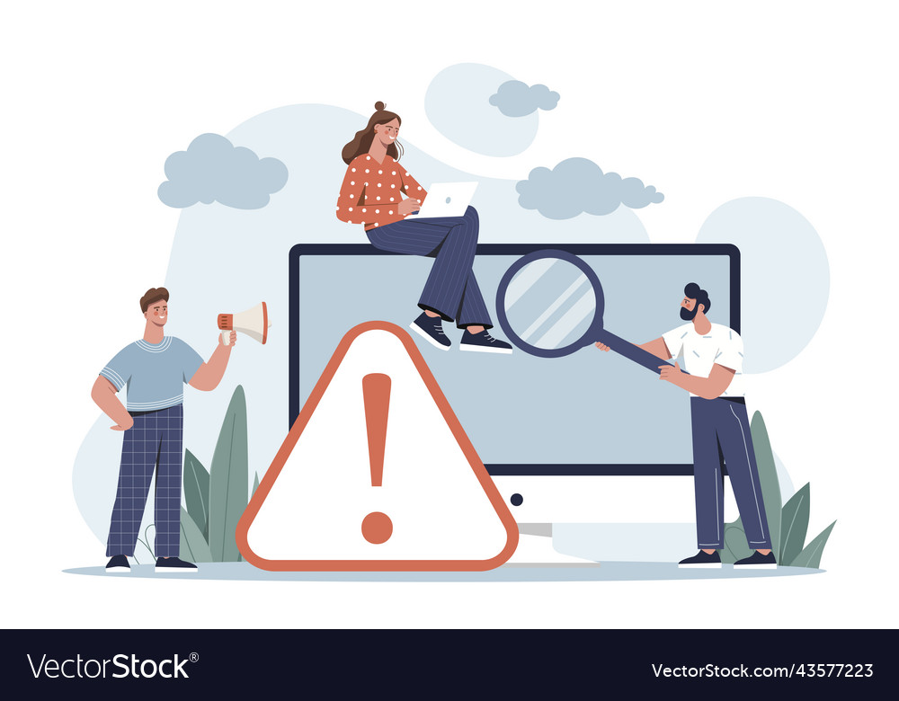 Operating system error Royalty Free Vector Image Operating system error Royalty Free Vector Image
