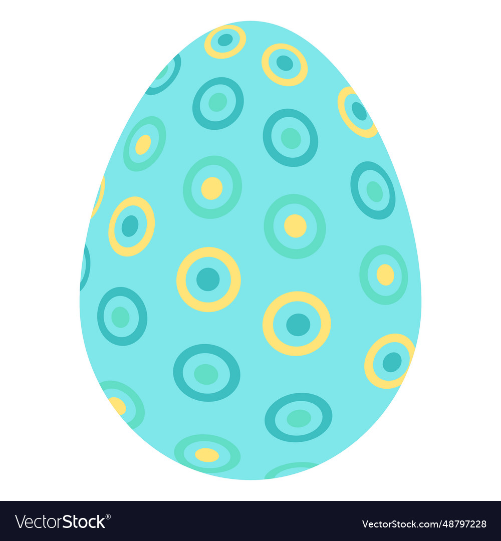 Egg easter painted pattern Royalty Free Vector Image