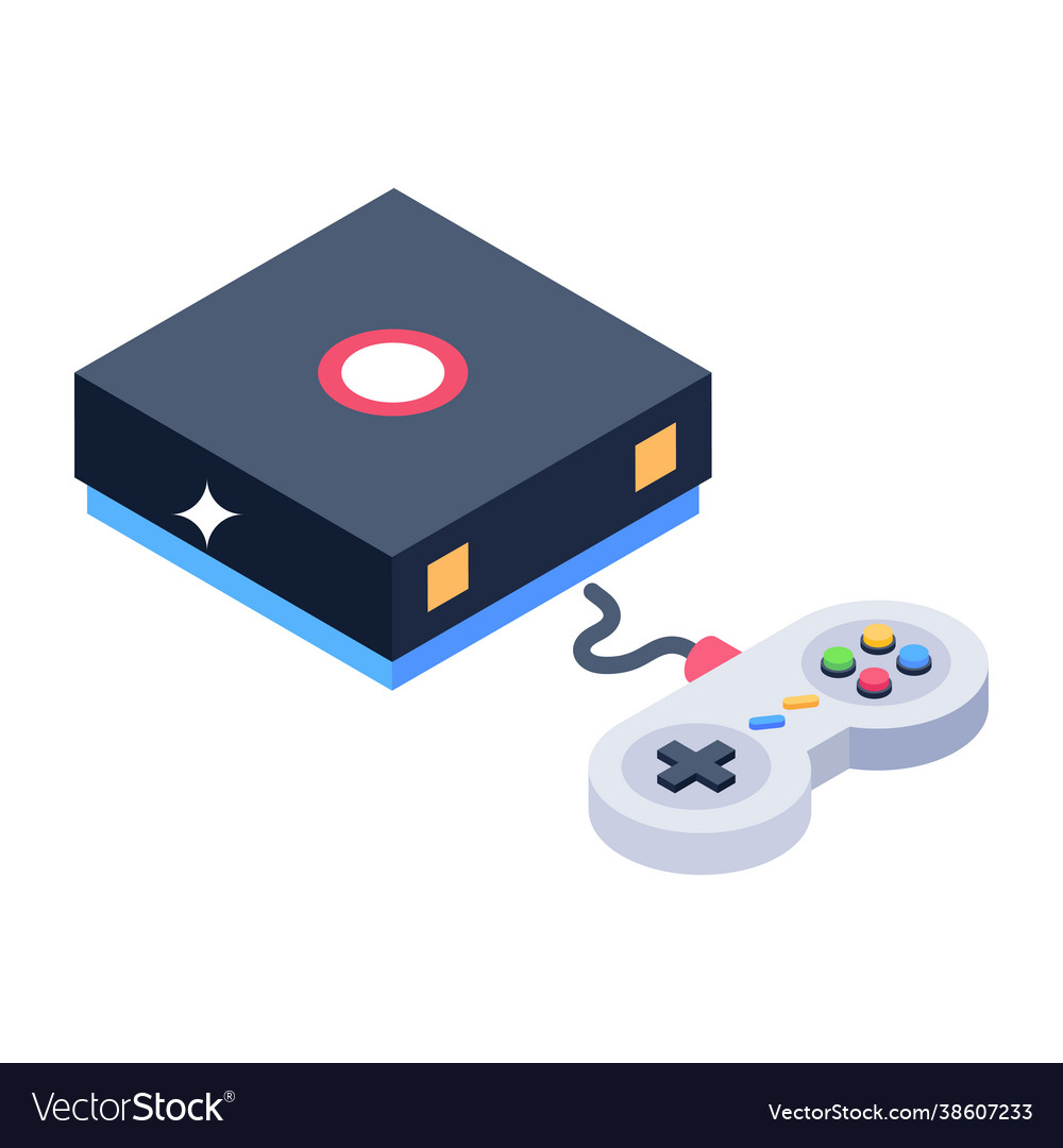 Gaming device Royalty Free Vector Image - VectorStock