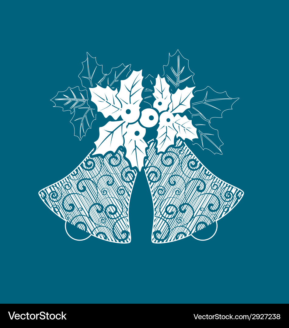 Christmas bells Royalty Free Vector Image - VectorStock