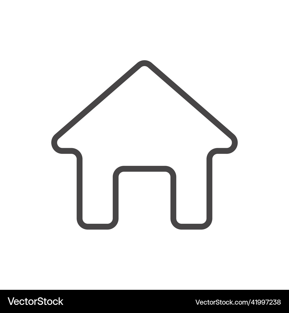 Home icon sign symbol logo Royalty Free Vector Image