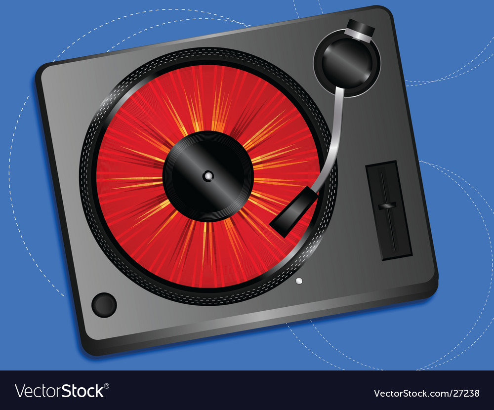 Turntable Royalty Free Vector Image - VectorStock