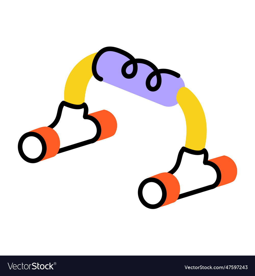 Pushup bar Royalty Free Vector Image - VectorStock
