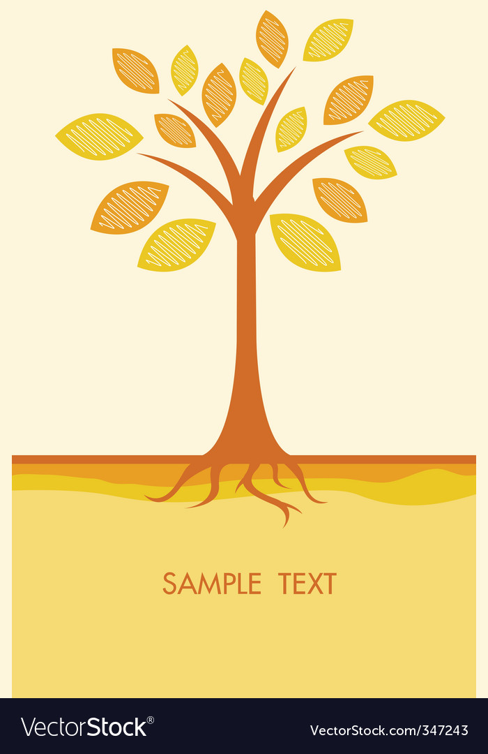 Vector tree Royalty Free Vector Image - VectorStock