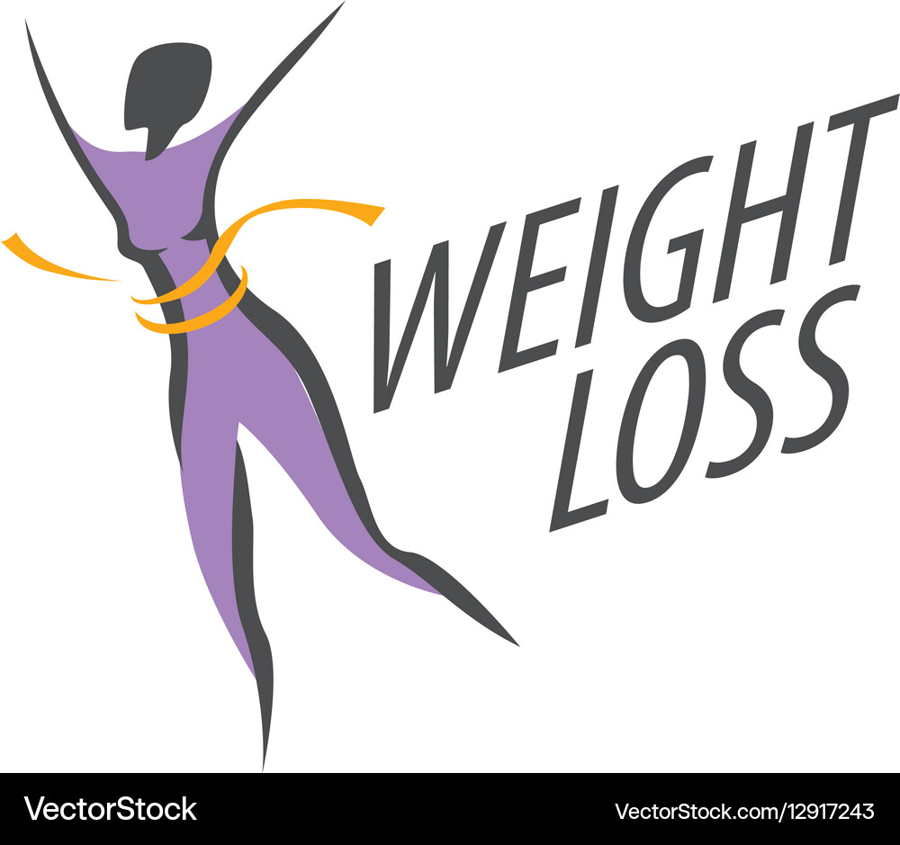 Weight loss logo Royalty Free Vector Image - VectorStock