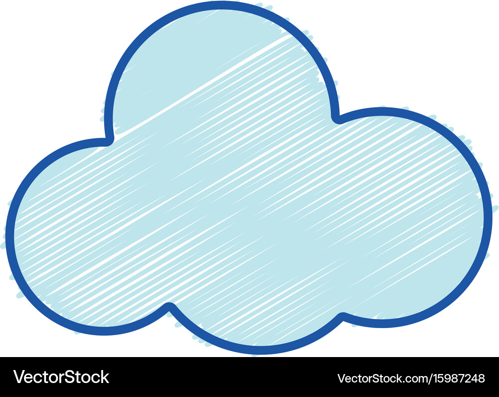Cloud natural design and nice weather Royalty Free Vector