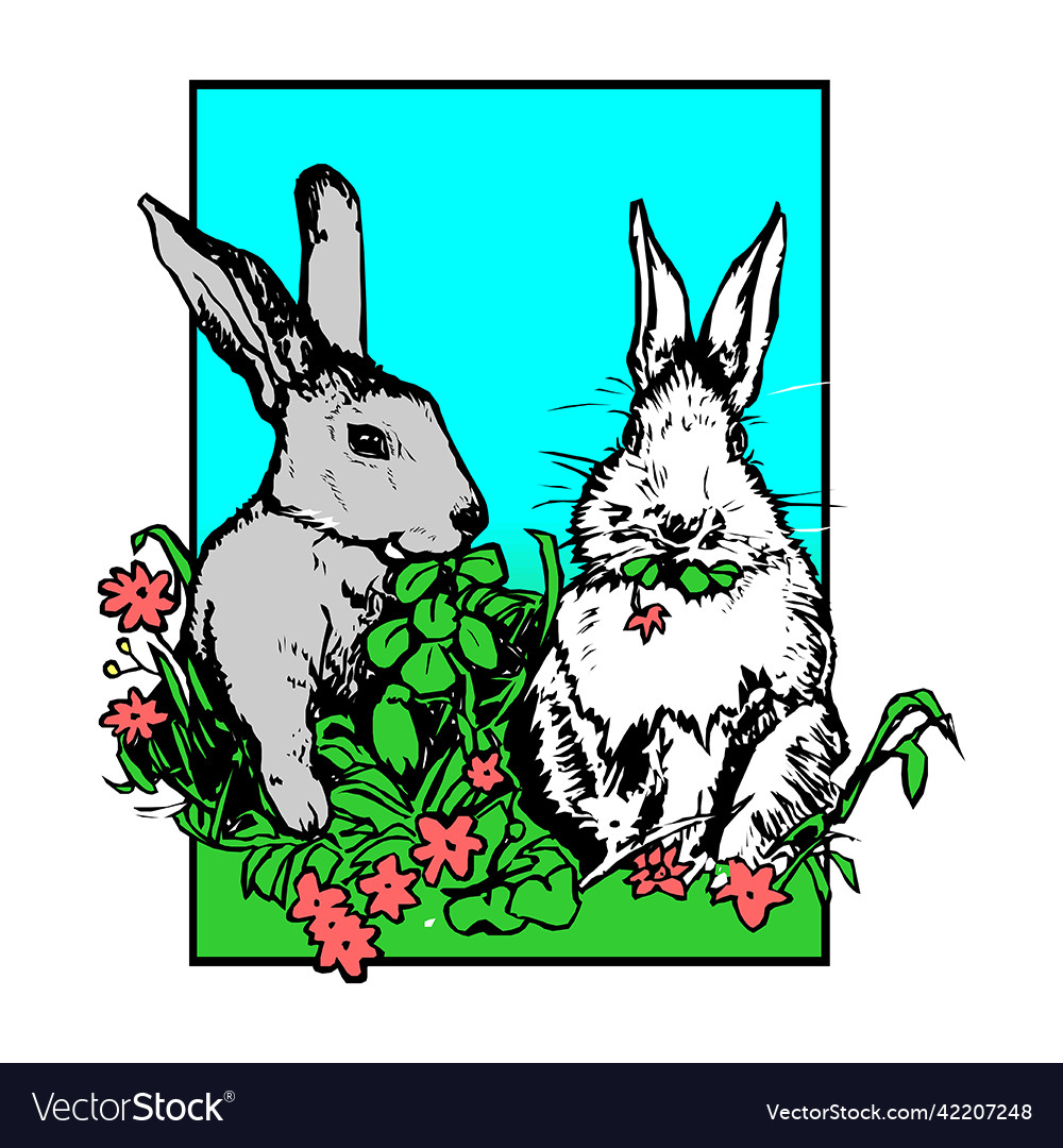 Rabbit Royalty Free Vector Image - VectorStock