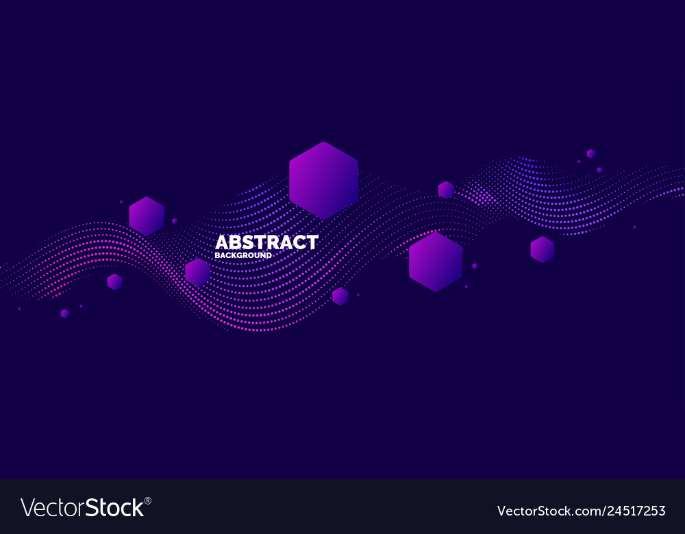 Abstract background with dynamic waves Royalty Free Vector