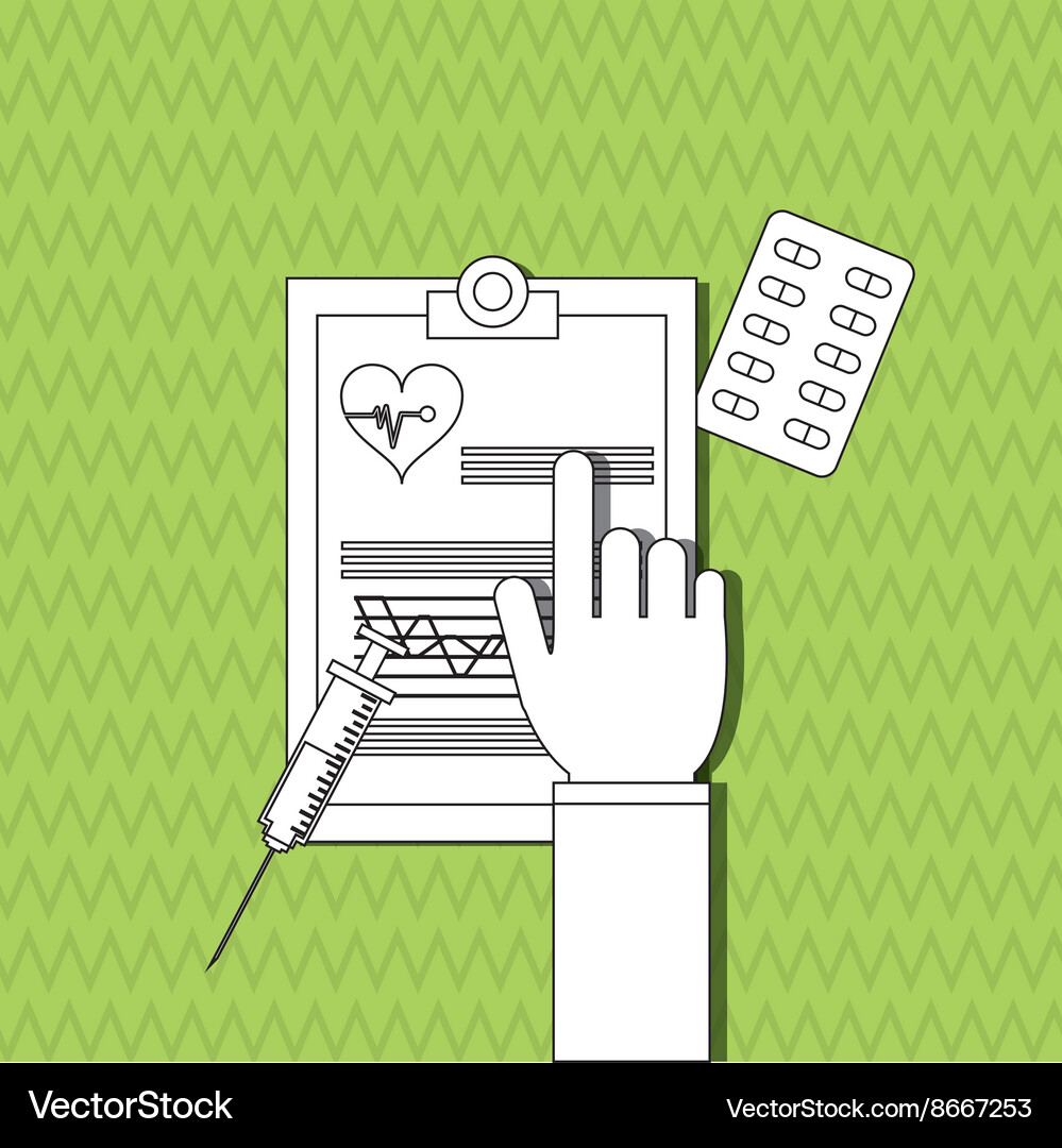 Colorful medical care design Royalty Free Vector Image