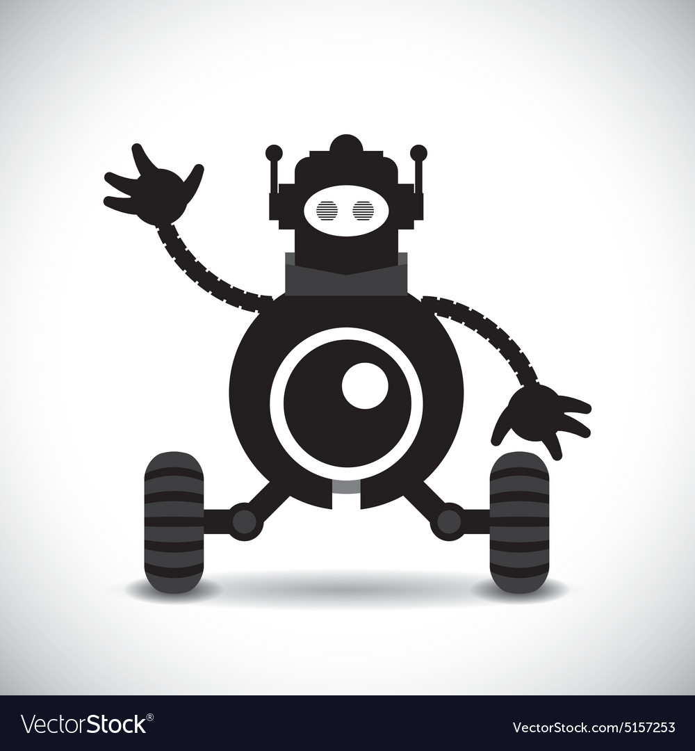 Robot design Royalty Free Vector Image - VectorStock