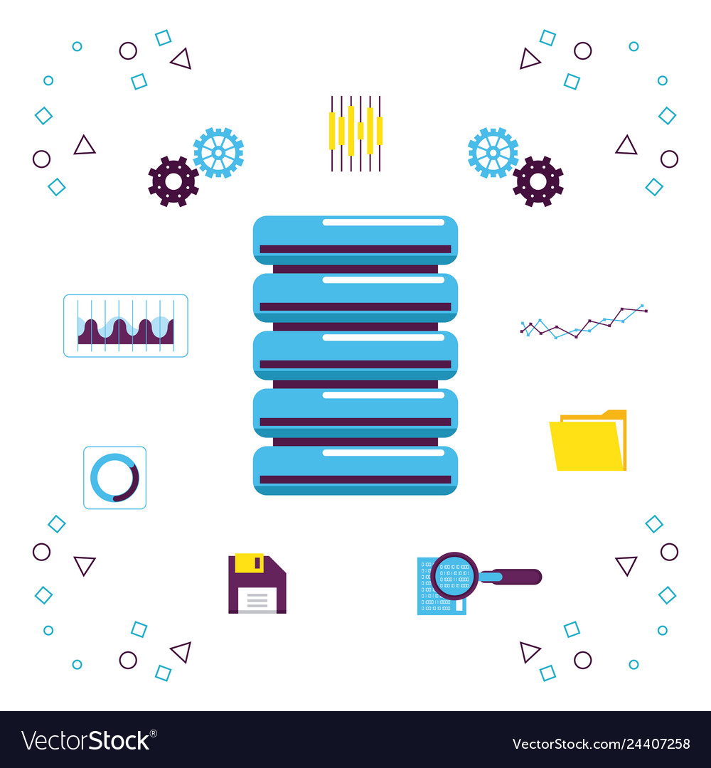 Big data technology Royalty Free Vector Image - VectorStock