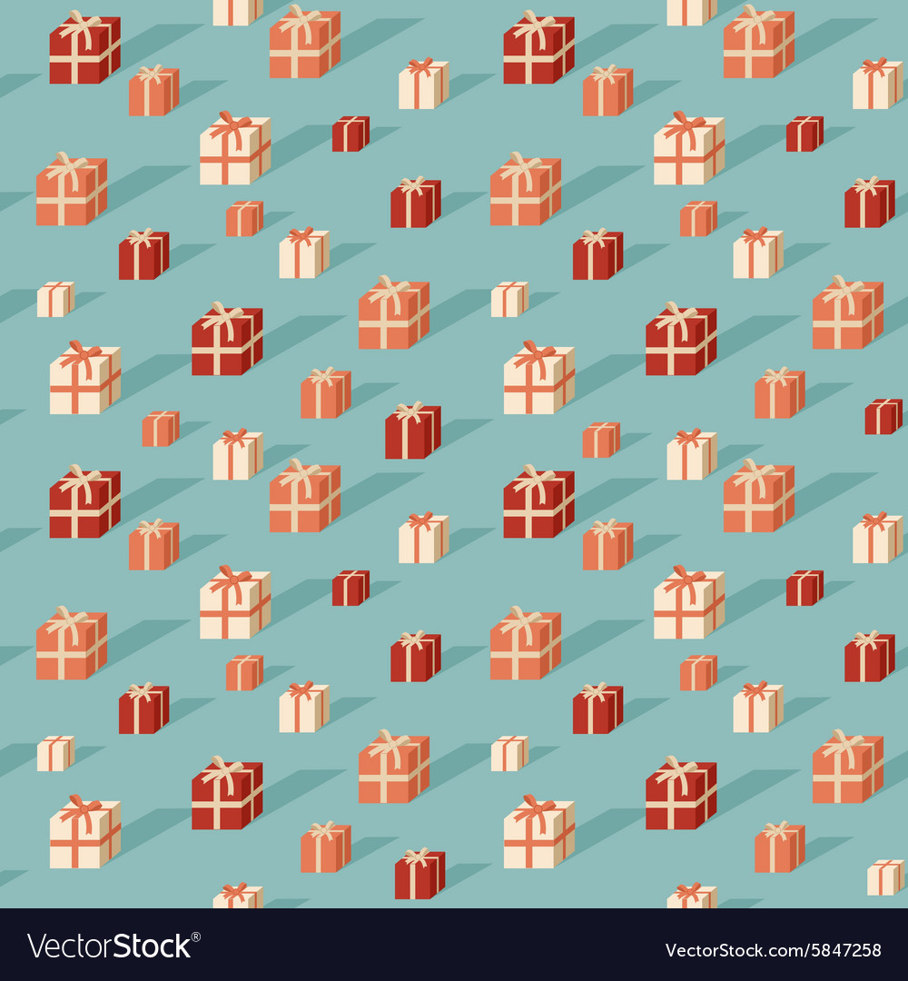 Gift pattern Royalty Free Vector Image - VectorStock