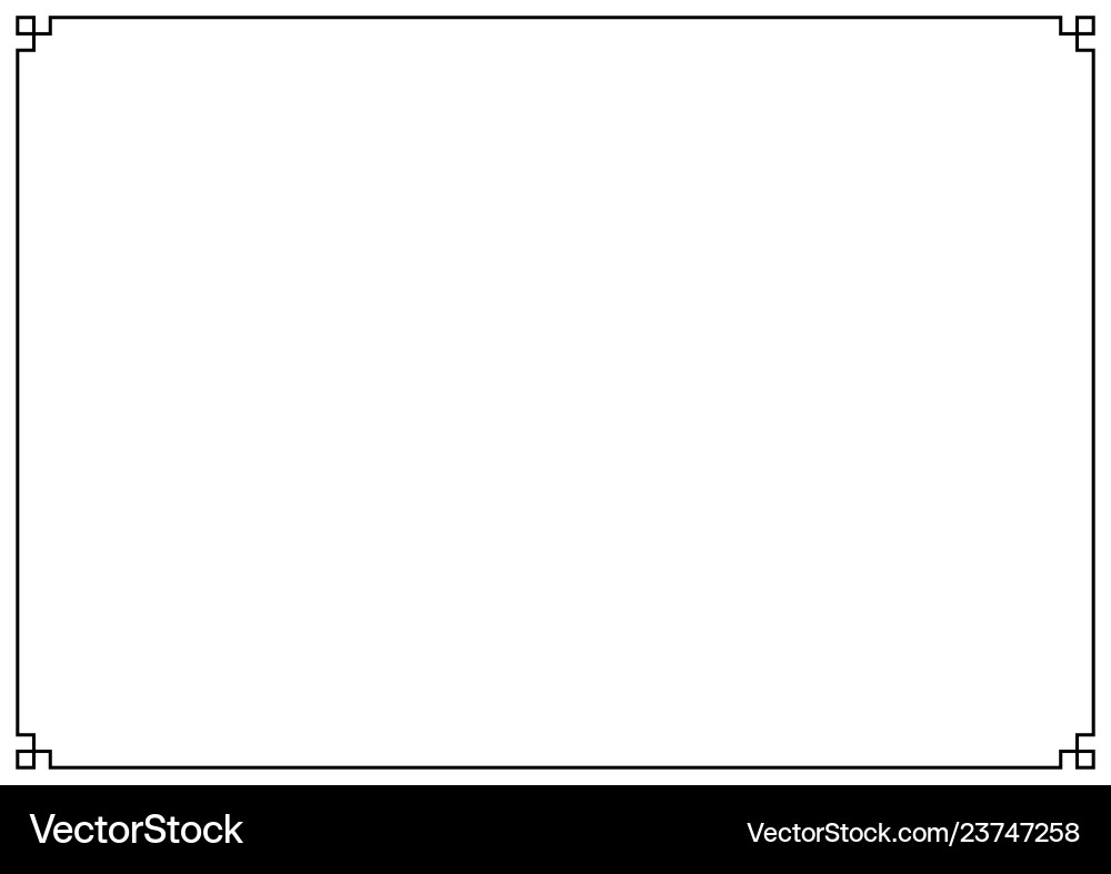 Paper design vintage style page border Royalty Free Vector