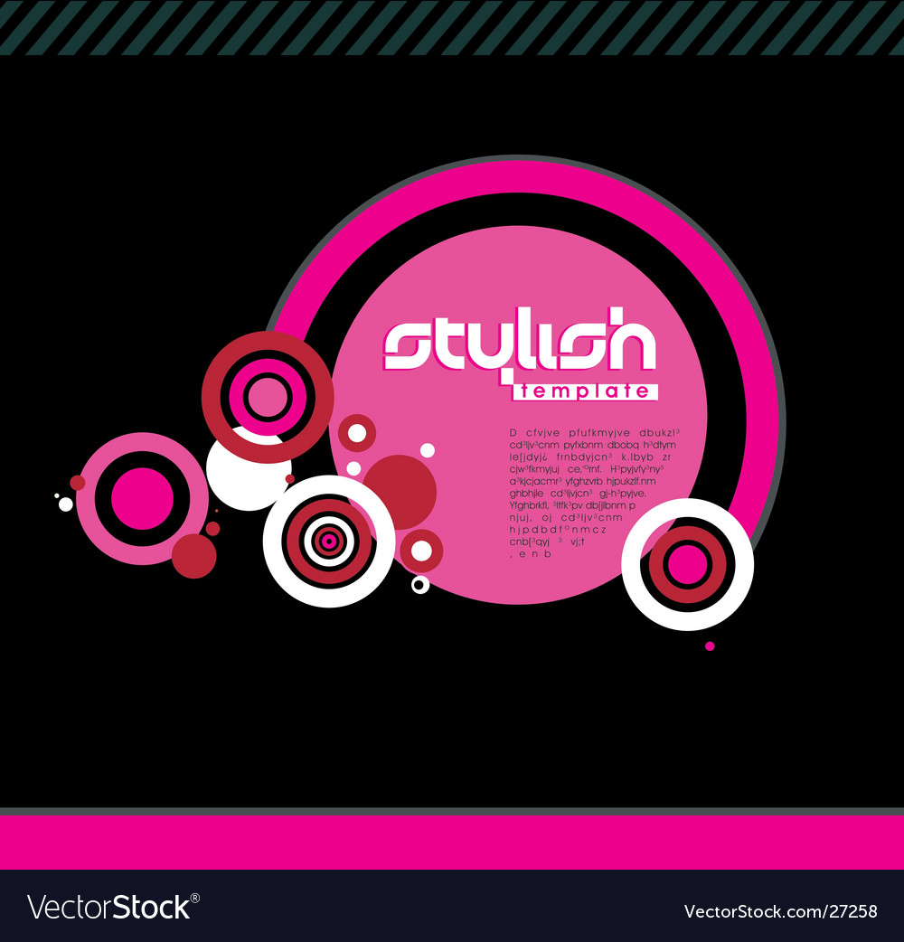 Stylish background Royalty Free Vector Image - VectorStock