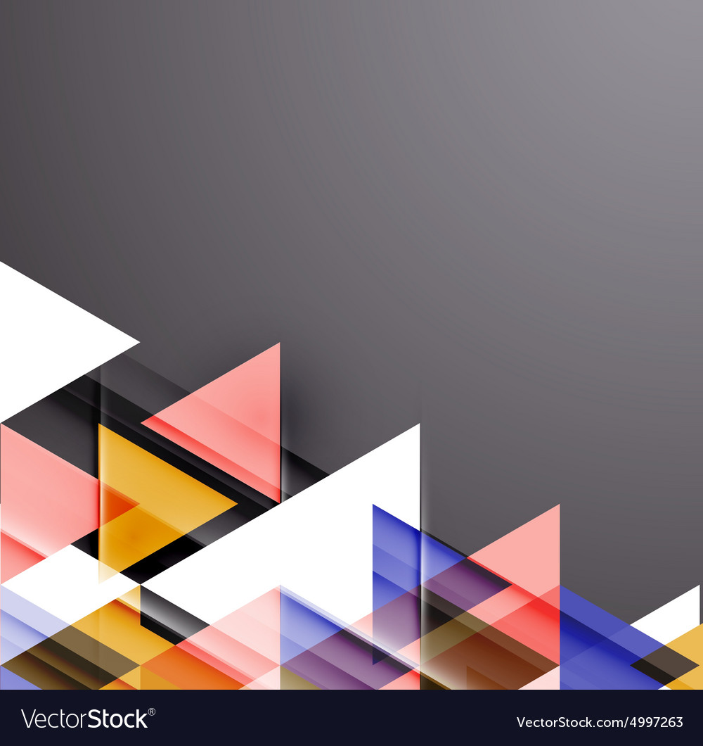 Abstract geometric background modern overlapping Vector Image