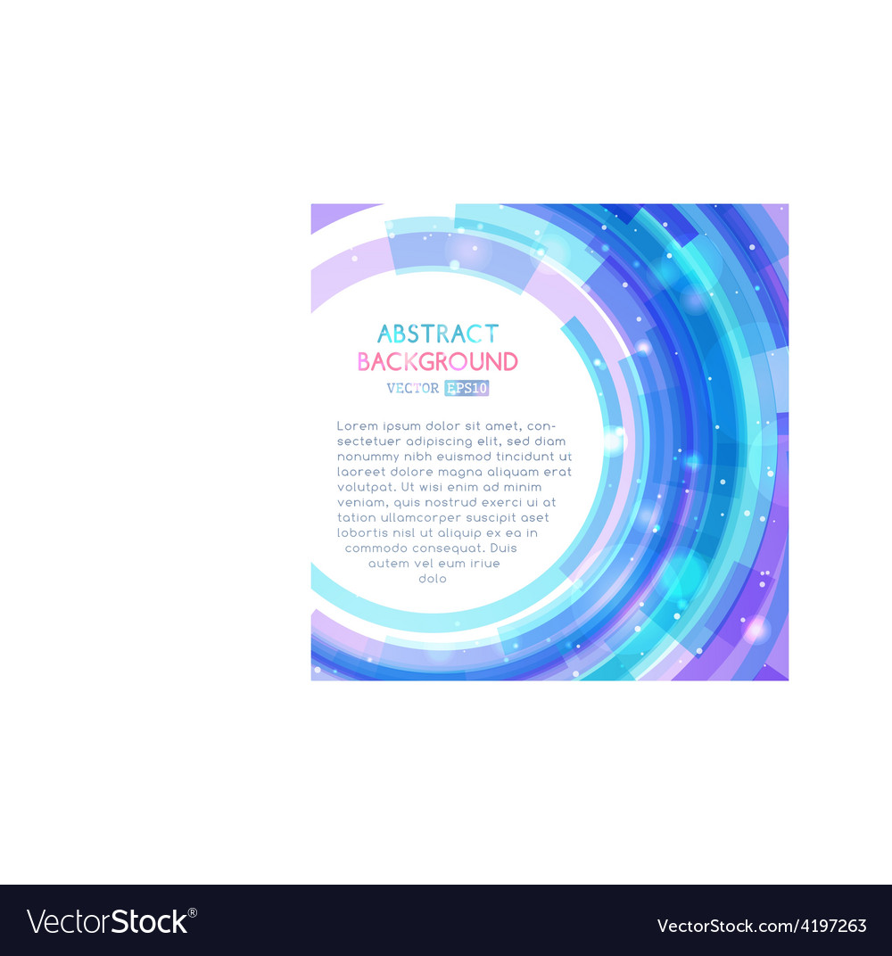 Abstract technology circle Royalty Free Vector Image