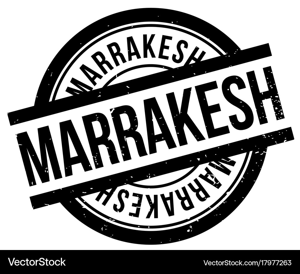 Marrakesh rubber stamp Royalty Free Vector Image
