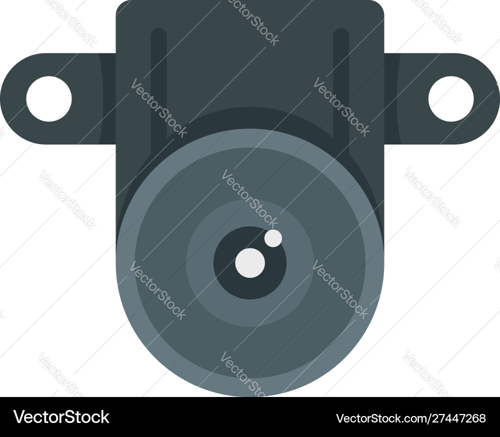 Action small camera icon flat style Royalty Free Vector