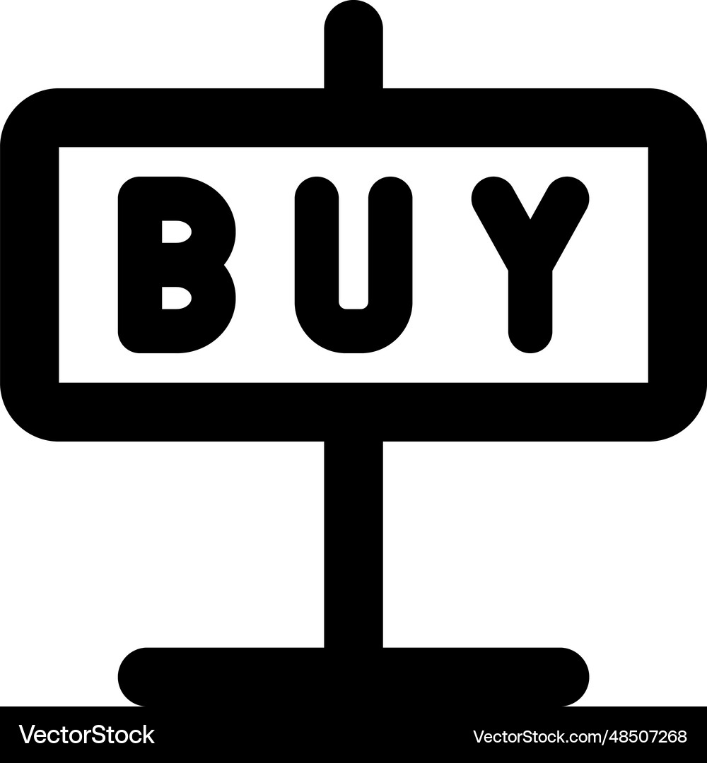Buy advertisements in stores for promoting Vector Image