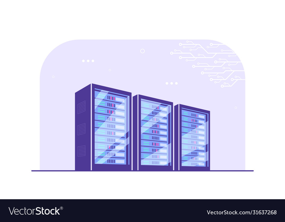 Cloud server Royalty Free Vector Image - VectorStock