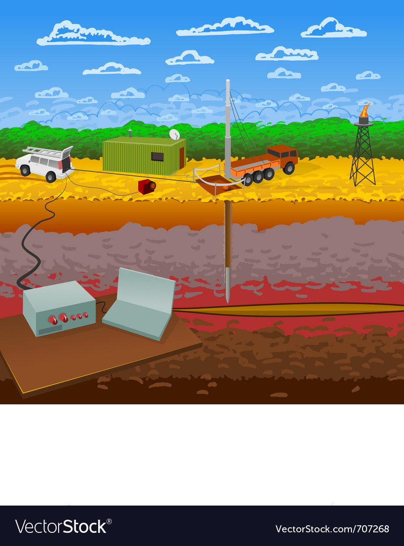 Logging systems and probes Royalty Free Vector Image