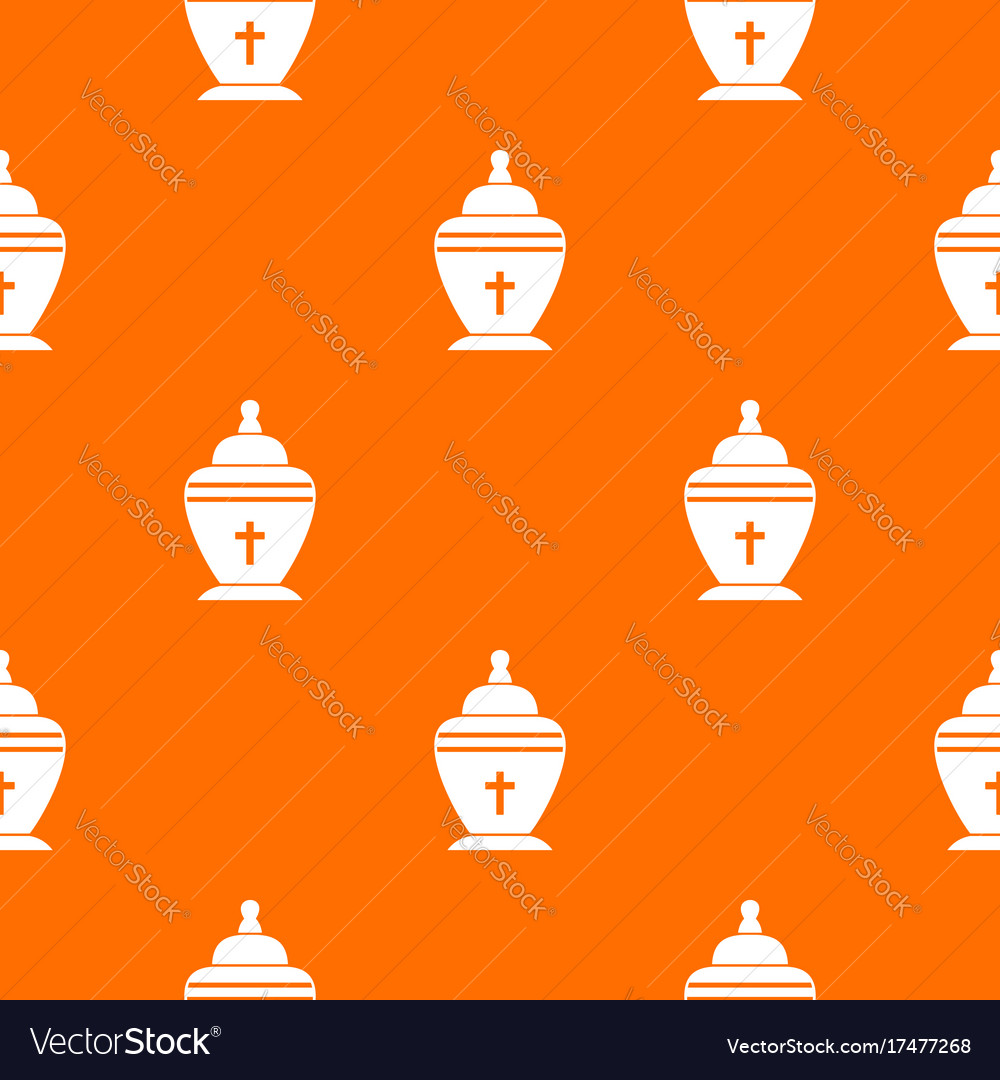 Urn pattern seamless Royalty Free Vector Image