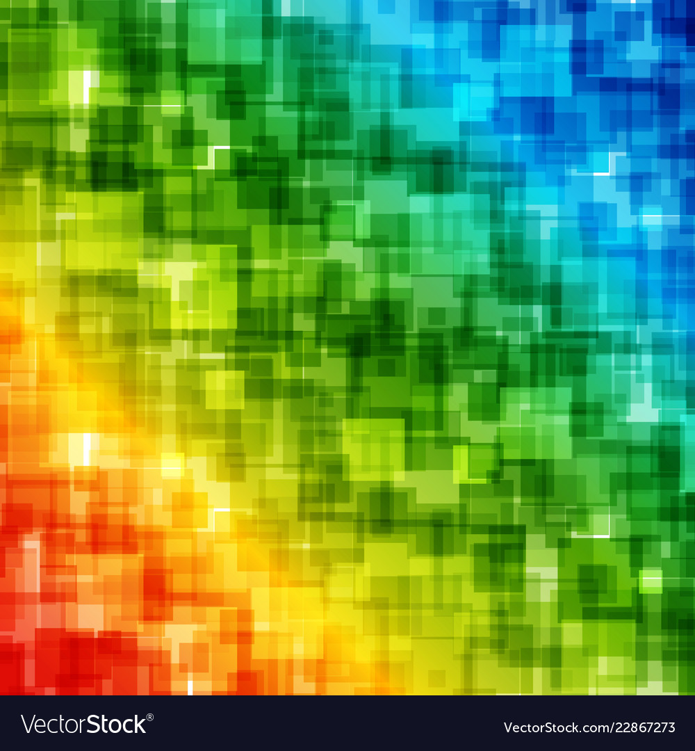 Abstract geometric squares lines background Vector Image
