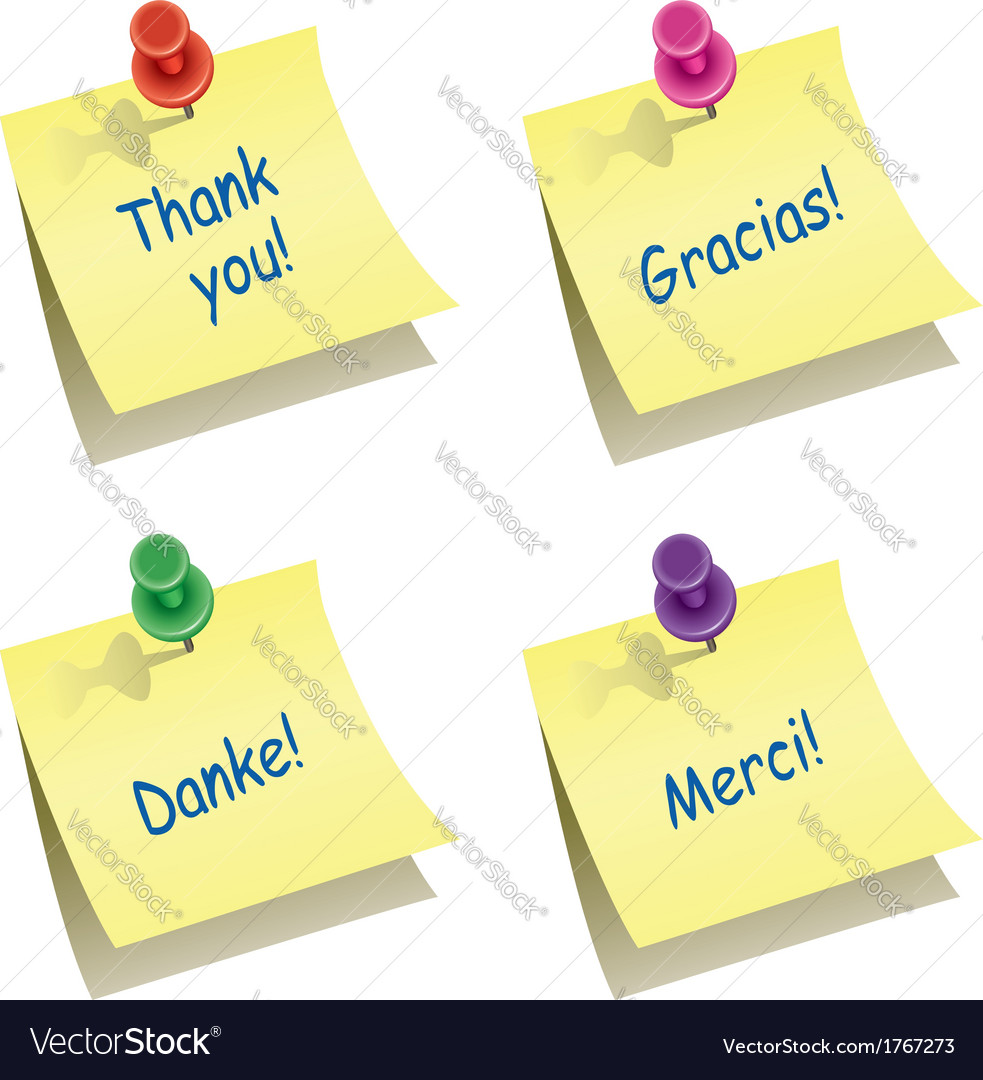 Paper notes Royalty Free Vector Image - VectorStock