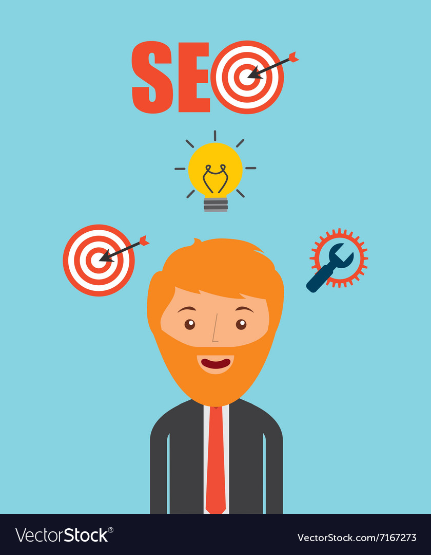 Search engine optimization Royalty Free Vector Image