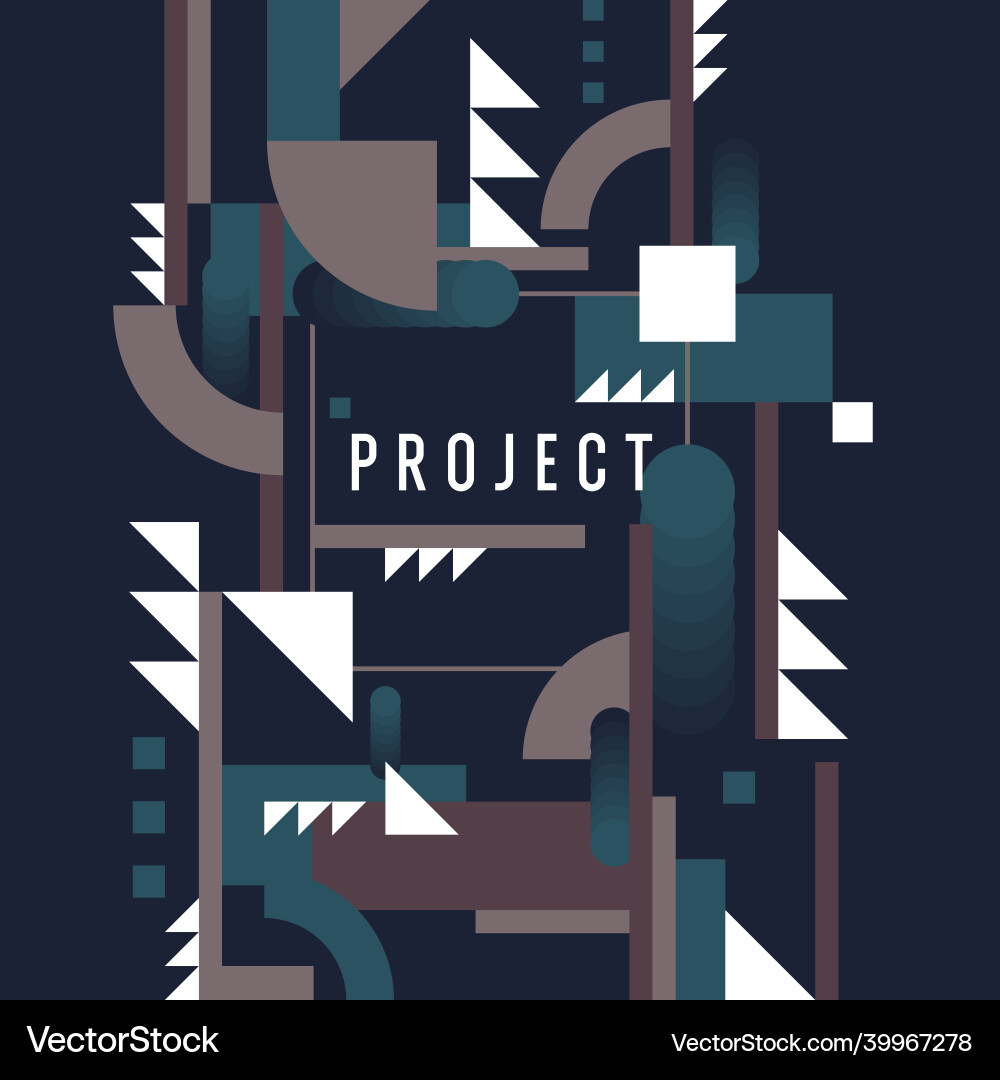 Abstract background in a modern trendy style Vector Image