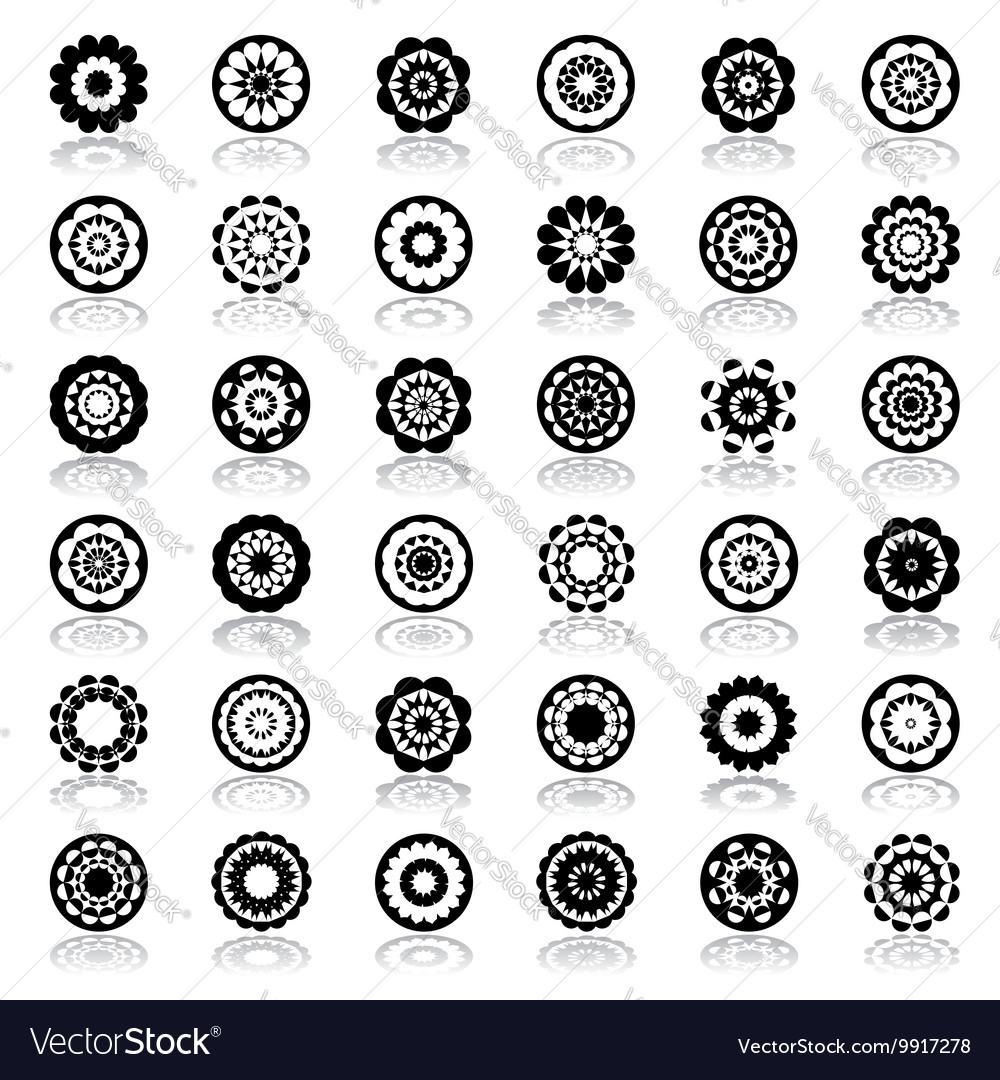 Design elements set Royalty Free Vector Image - VectorStock