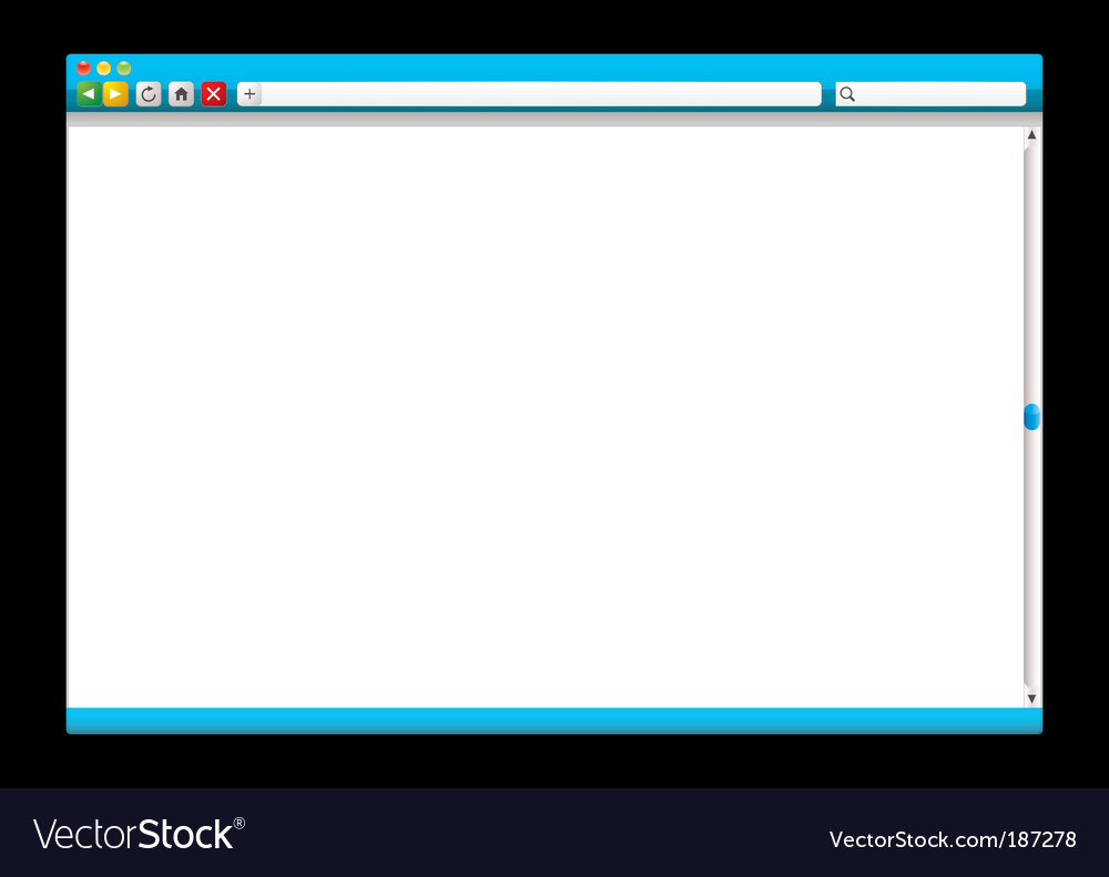 Internet web browser Royalty Free Vector Image