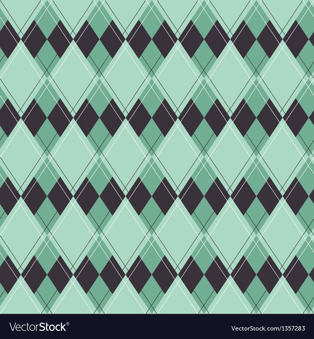 Seamless argyle pattern Royalty Free Vector Image