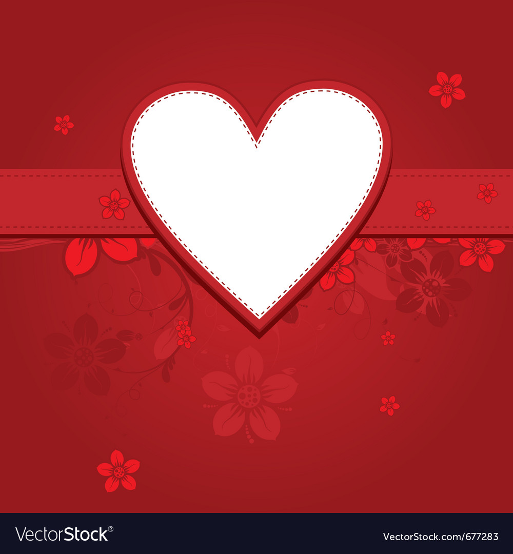 Template Heart Greeting Card Royalty Free Vector Image template-heart-greeting-card-royalty-free-vector-image