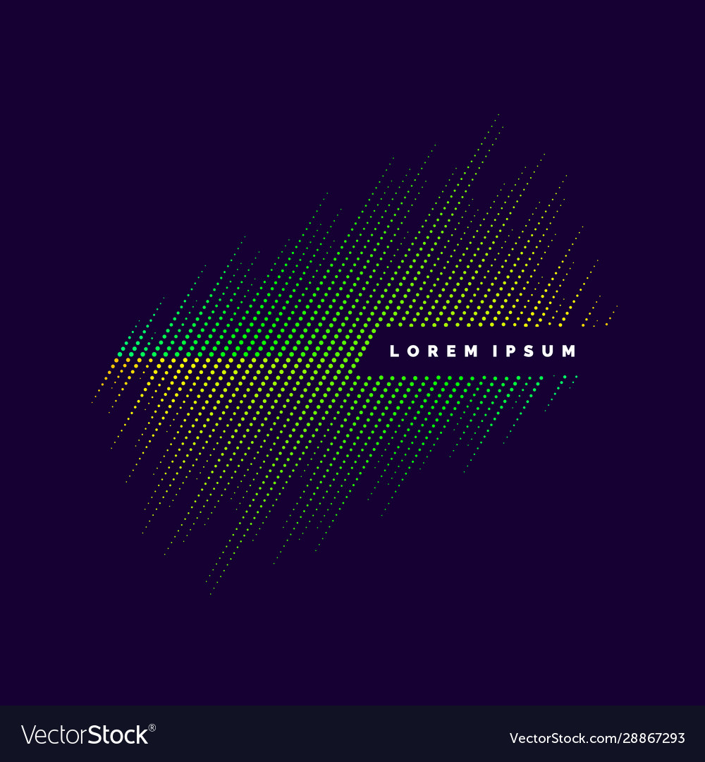 Abstract element with dynamic lines Royalty Free Vector