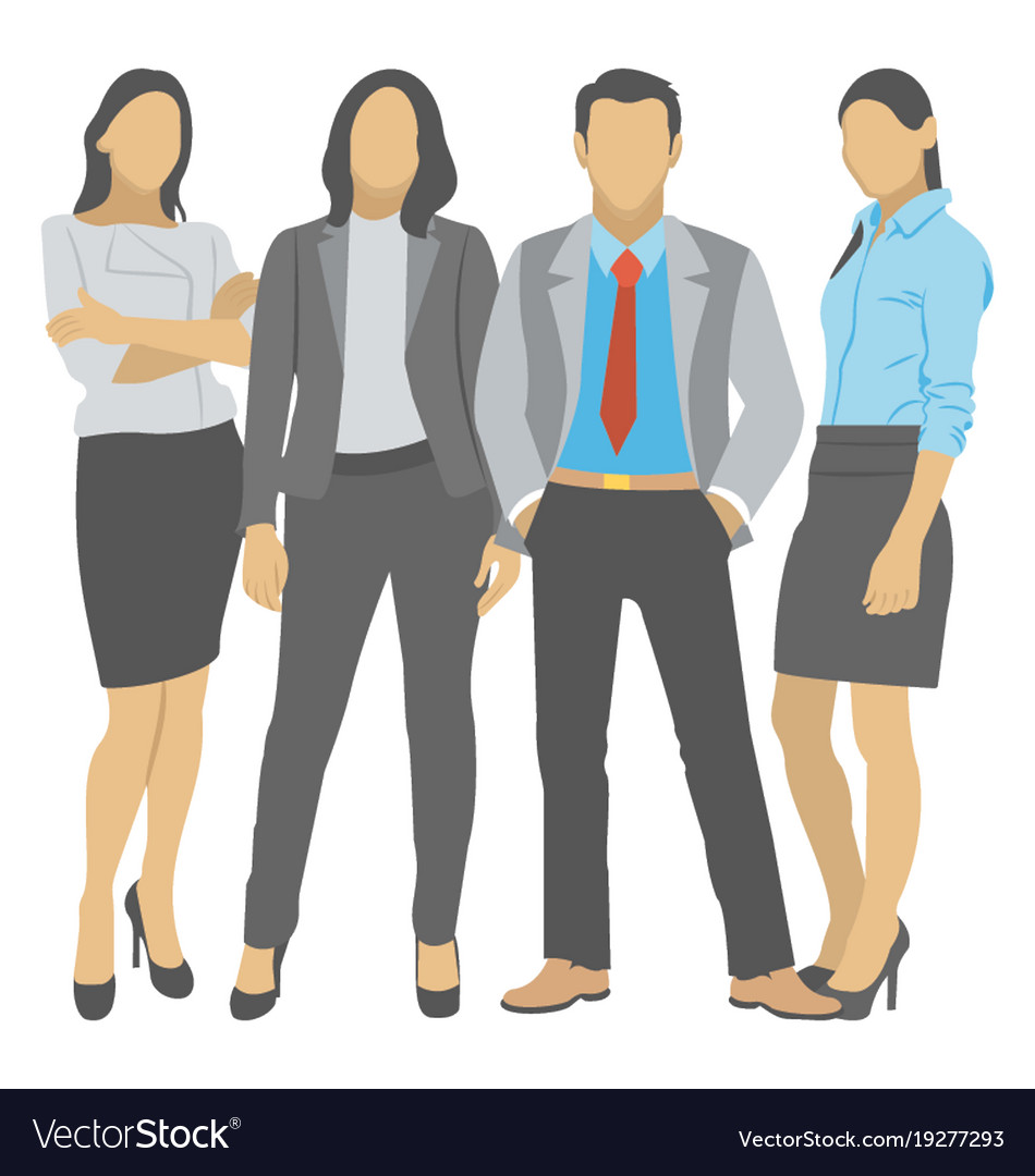 Business team Royalty Free Vector Image - VectorStock