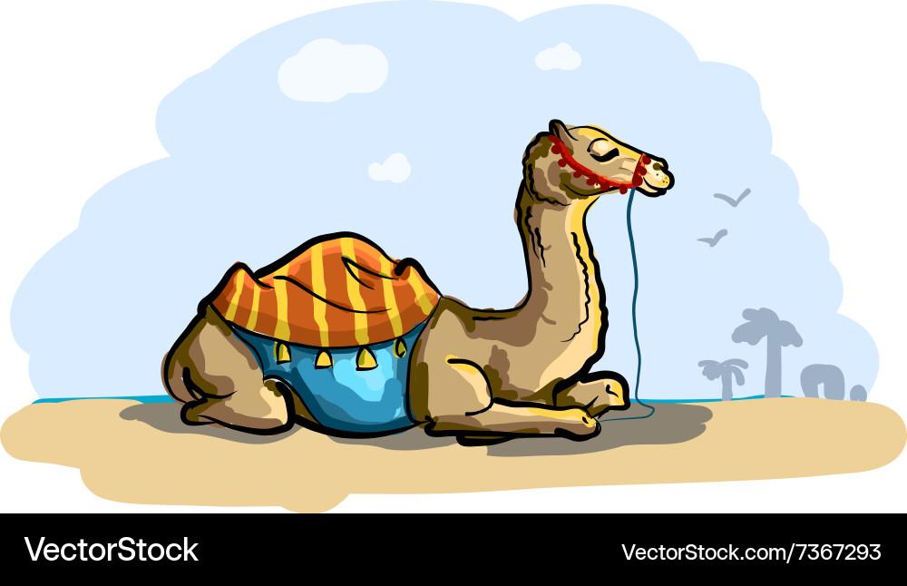 Camel Royalty Free Vector Image - VectorStock