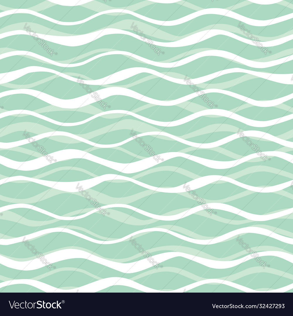 Wave seamless pattern design Royalty Free Vector Image