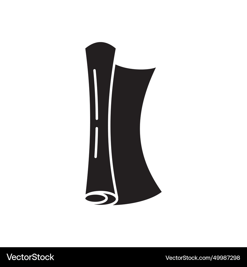 Old paper with line art icon design Royalty Free Vector